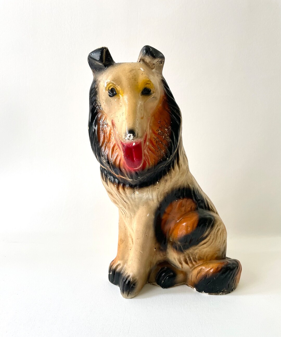 Vintage Carnival Prize Dog Figurine/ Chalkware Figurine - Etsy