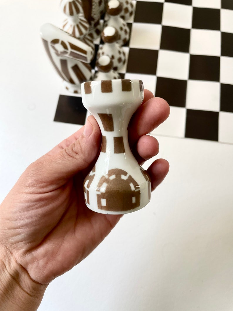 Beautiful Spanish Ceramic Chess Game Set - Etsy