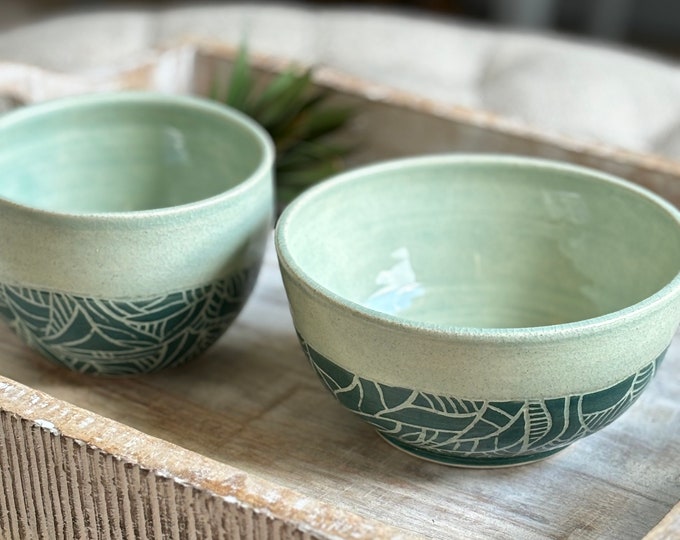 Handmade Pottery Bowl, Stoneware Pottery Bowl, Ceramic Salad Bowl ...