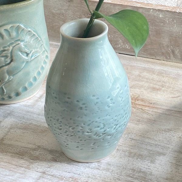Turquoise Vase - Etsy