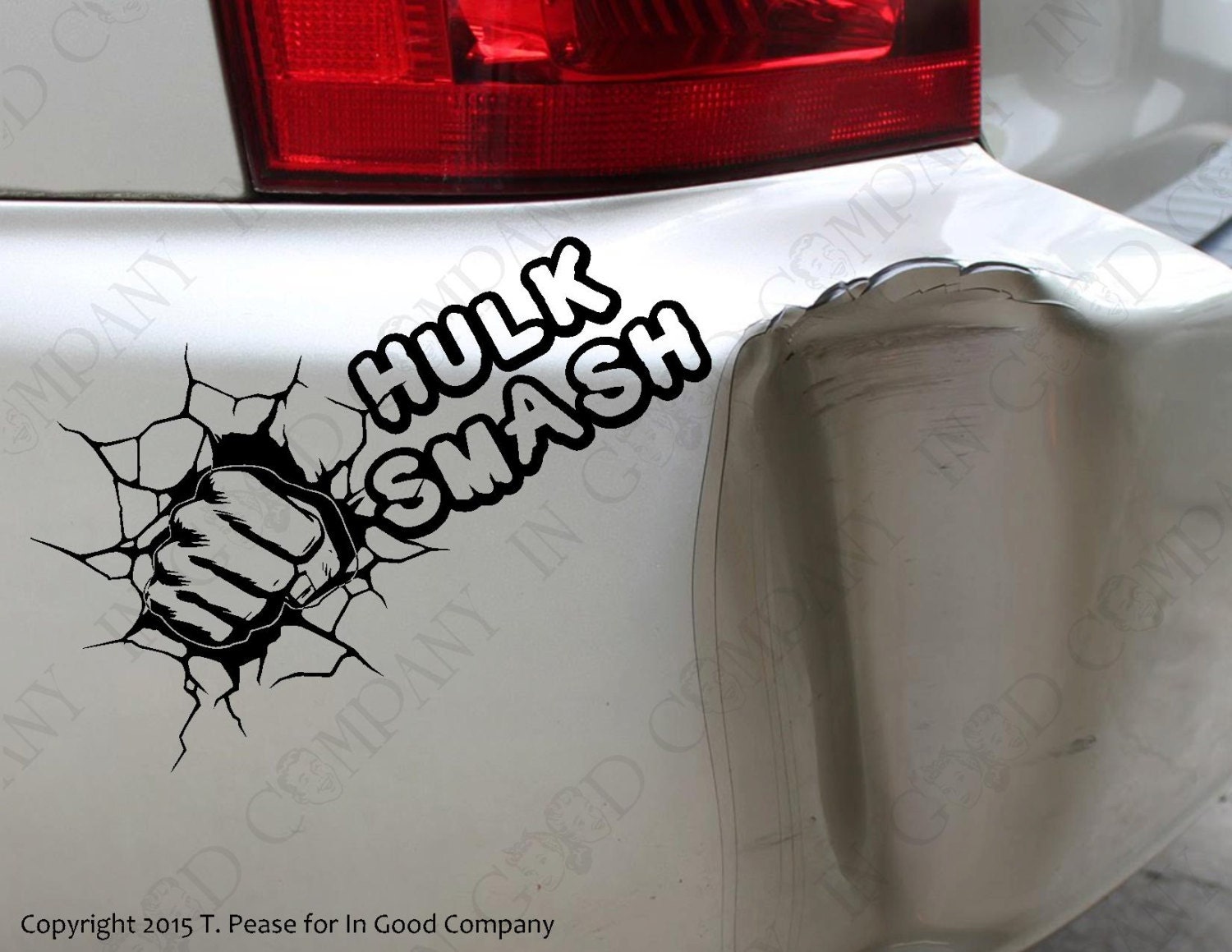 SMASH Decals - THREE (3) Decals! to Apply to Your Bumper Blemishes ...