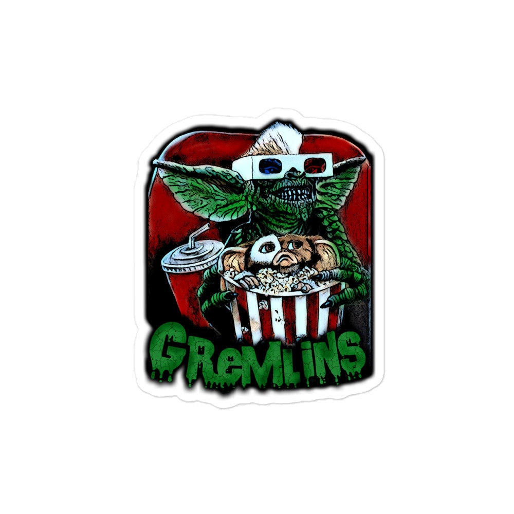 Gremlins stickers 80s horror sold by Tring Tee | SKU 154172 | Printerval AU
