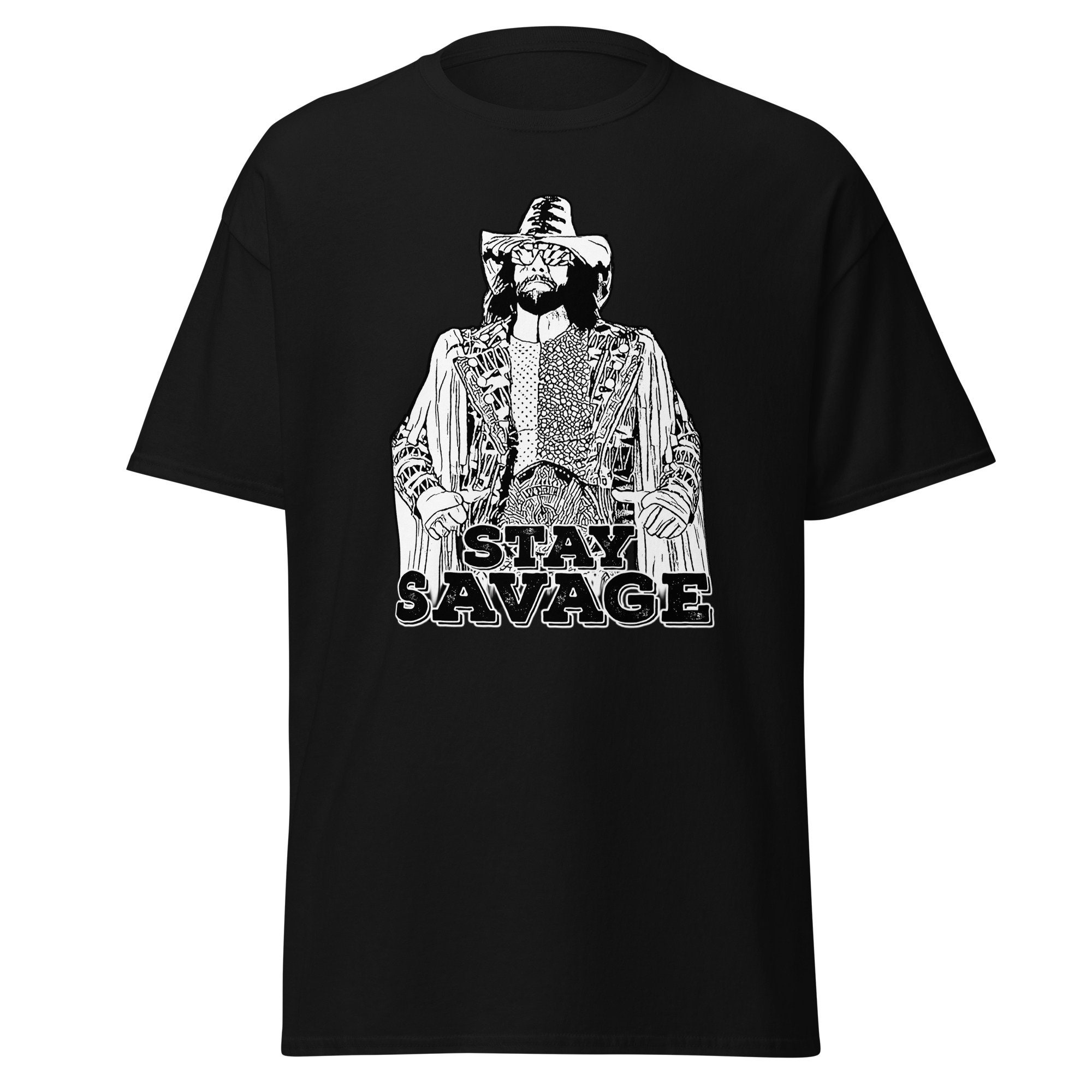 Macho man randy savage classic tee 80s wrestling tee shirt sold by ...