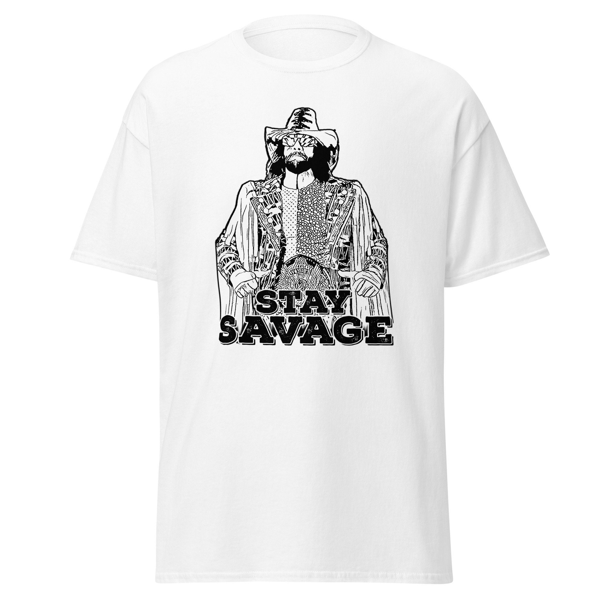 Macho man randy savage classic tee 80s wrestling tee shirt sold by ...
