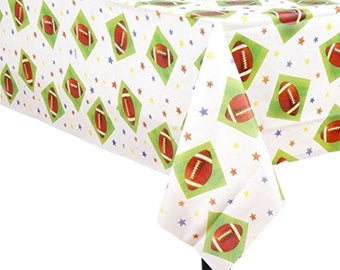 Football tablecloth | Etsy