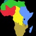 Africa Map Color-coded With Named Countries on Separated Layers ...