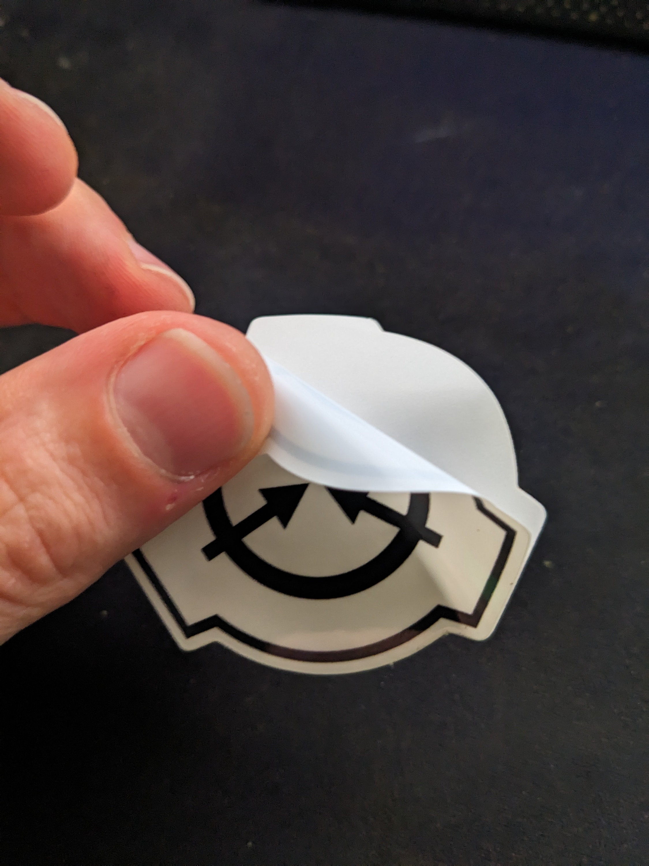 SCP Logo, 2 Inch Black on White Bg, Die-cut Vinyl Sticker - Etsy