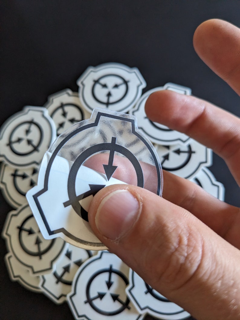 SCP Logo, 2 Inch Black on Transparent Bg, Die-cut Vinyl Sticker - Etsy