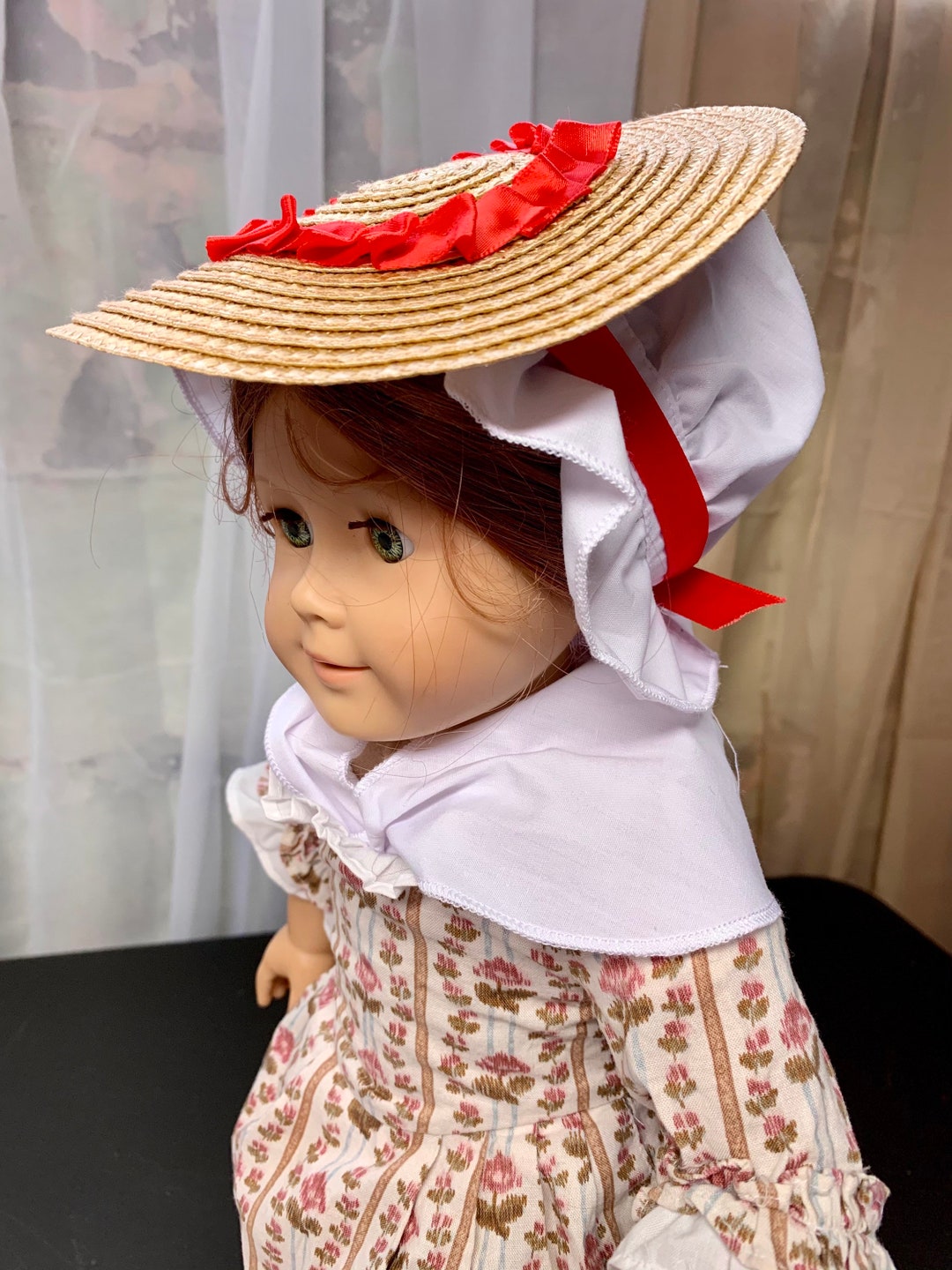 Colonial Doll Hat for 18" American Girl Dolls Like Felicity & Elizabeth ...