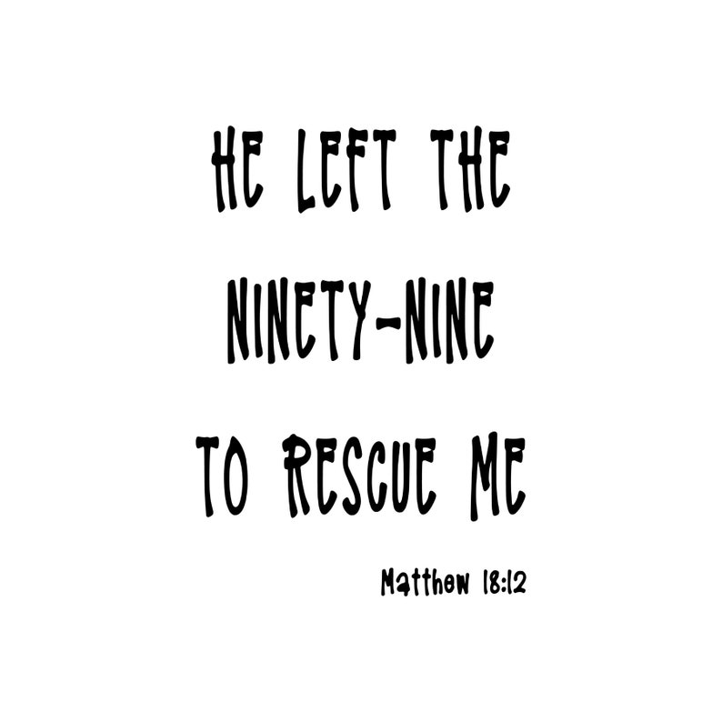 Matthew 18-12 SVG/JPG/PNG | Etsy