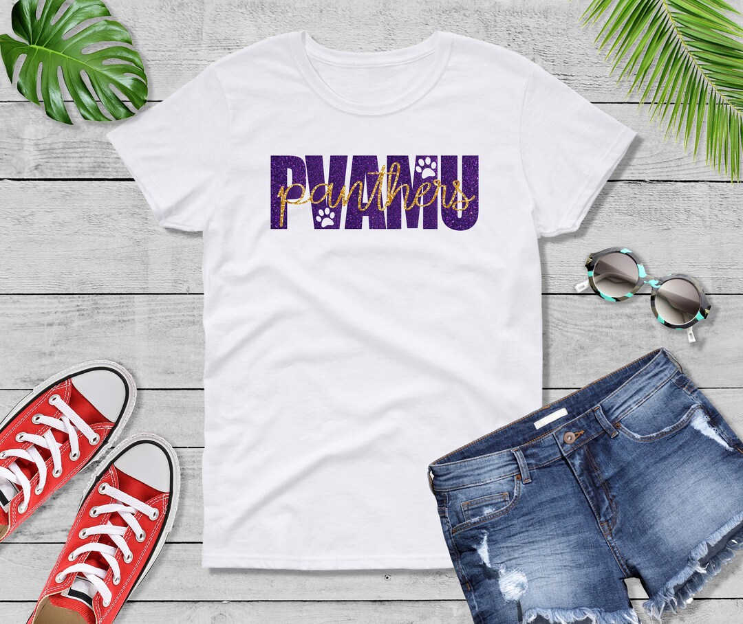 Prairie View Shirt Glitter, PVAMU, HBCU Shirt, Panthers, PV Shirt ...