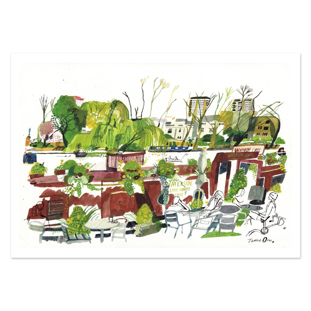 Little Venice - A3 Limited Edition Signed Giclée Print by James Oses - Etsy