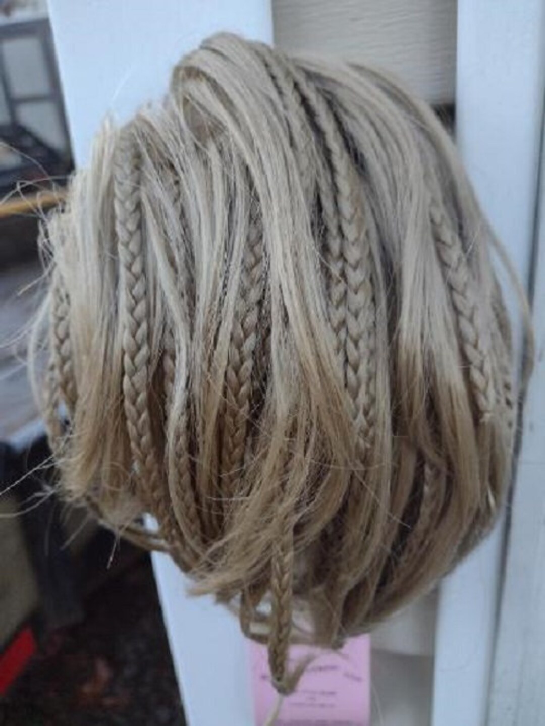 Clip on HAIR PIECE With Micro Braids in Your Choice of Color - Etsy