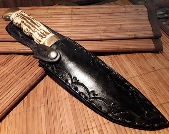 Fixed Blade Knife Leather Sheath - Etsy