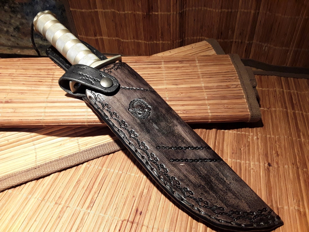 Fixed Blade Knife Leather Sheath - Etsy