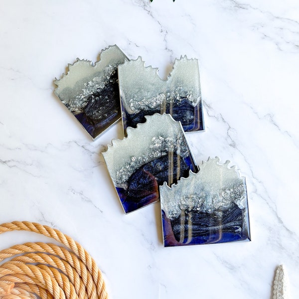 Modern Coasters - Etsy