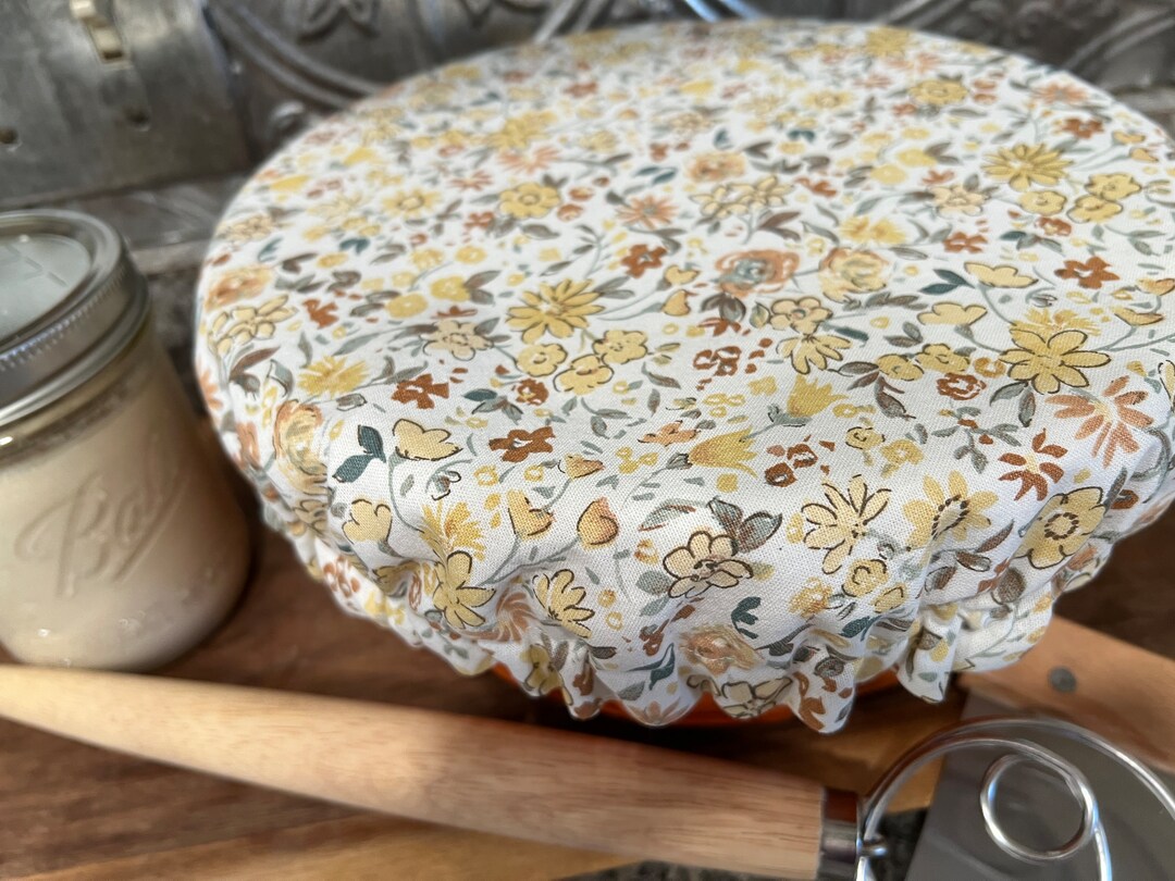 Bowl Cover, FLOWER Sourdough Cover, Bread Proofing Bowl Cover, Kombucha ...