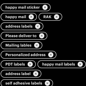 LADY PDT Labels, Please Deliver to Labels, Mailing Labels, Address ...