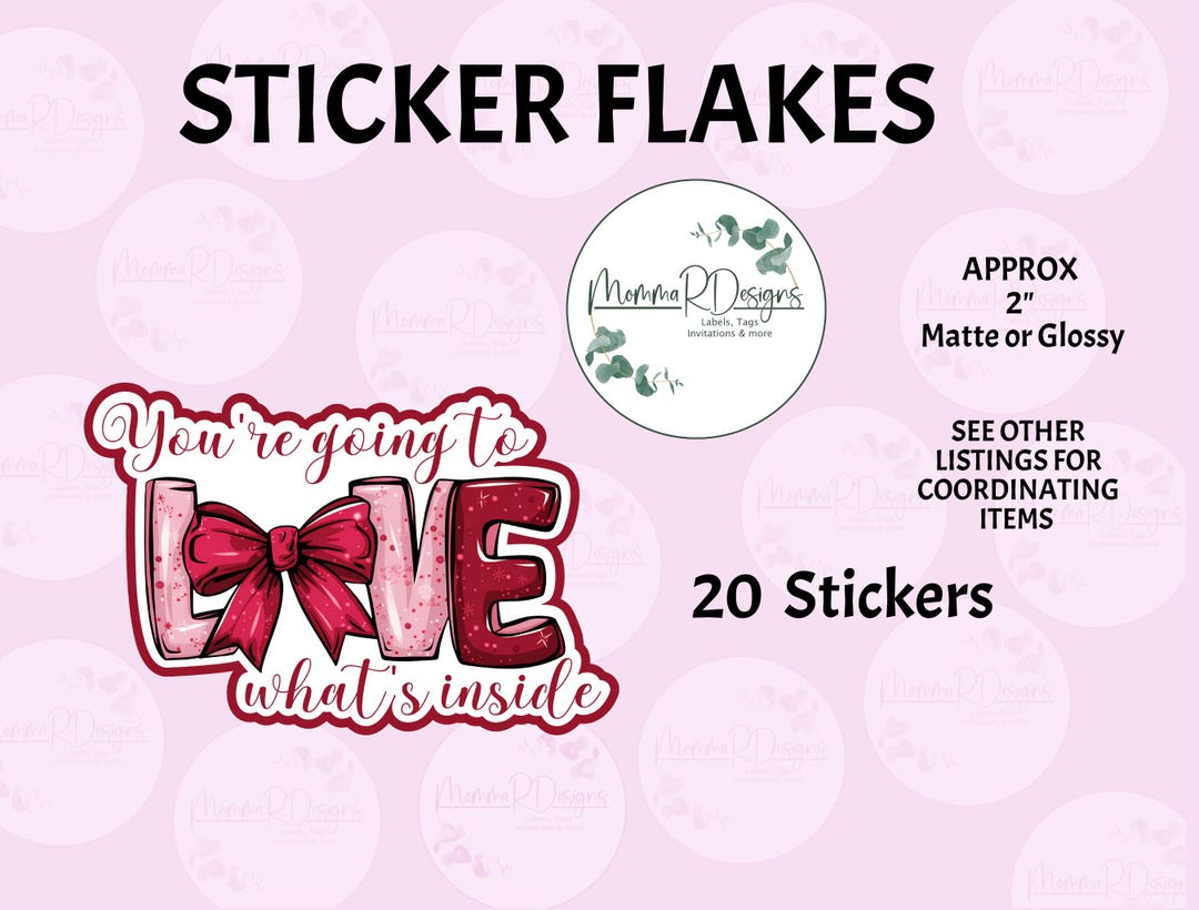 LOVE Happy Mail Sticker Flakes, Happy Mail Stickers, Cute LOVE Happy ...