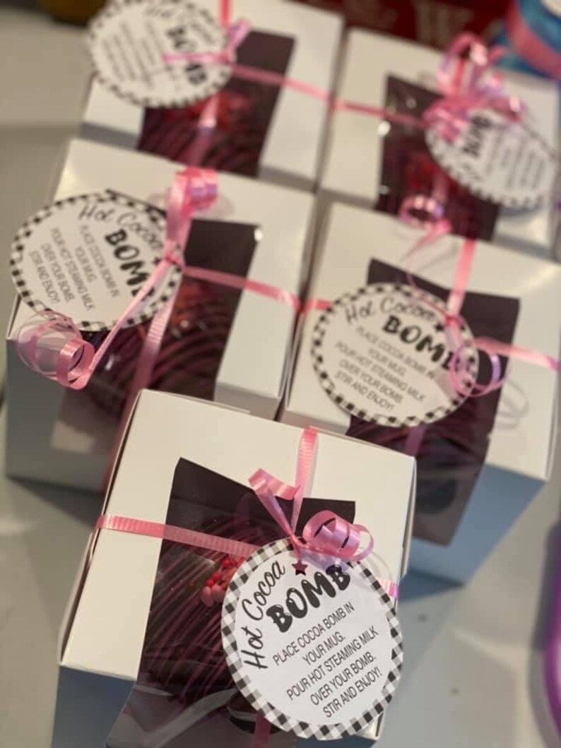 Hot Chocolate Bomb Tags, Hot Cocoa Bomb Label, 2-1/2” Tags, Coffee Bomb ...