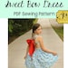 Sweet Bow Dress | PDF Sewing Pattern, Youth Sizes 3M - 14 - Etsy