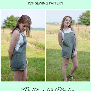 Breezy Overalls | PDF Sewing Pattern, Adult Sizes XXS - Plus 5X - Etsy