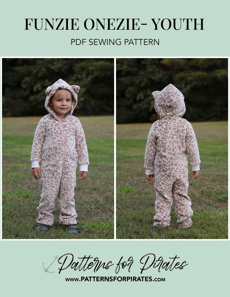 Funzie Onzie - Youth | PDF Sewing Pattern, Youth Sizes 2 - 14 - Etsy