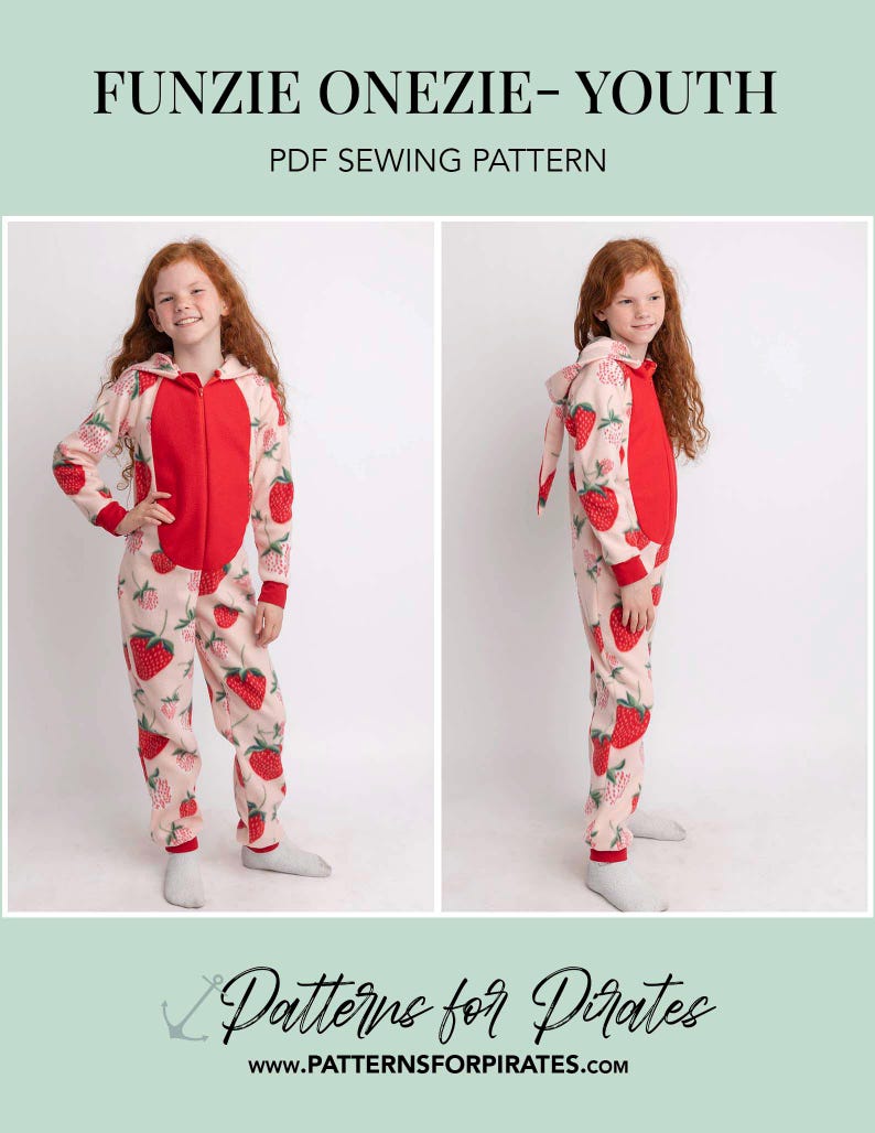 Funzie Onzie - Youth | PDF Sewing Pattern, Youth Sizes 2 - 14 - Etsy