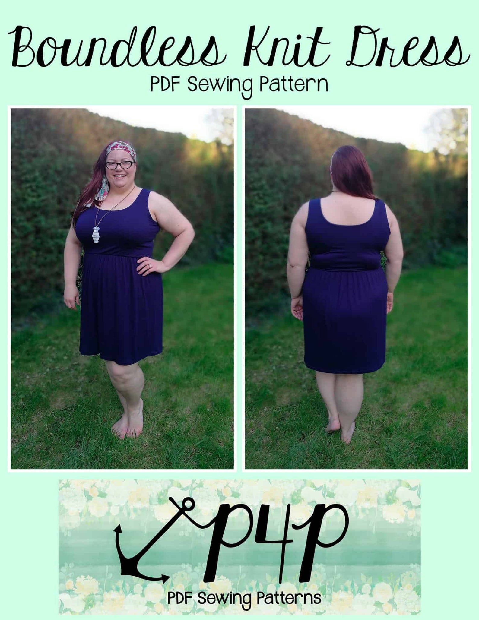 Boundless Knit Dress | PDF Sewing Pattern, Adult Sizes XXS - Plus 3X - Etsy