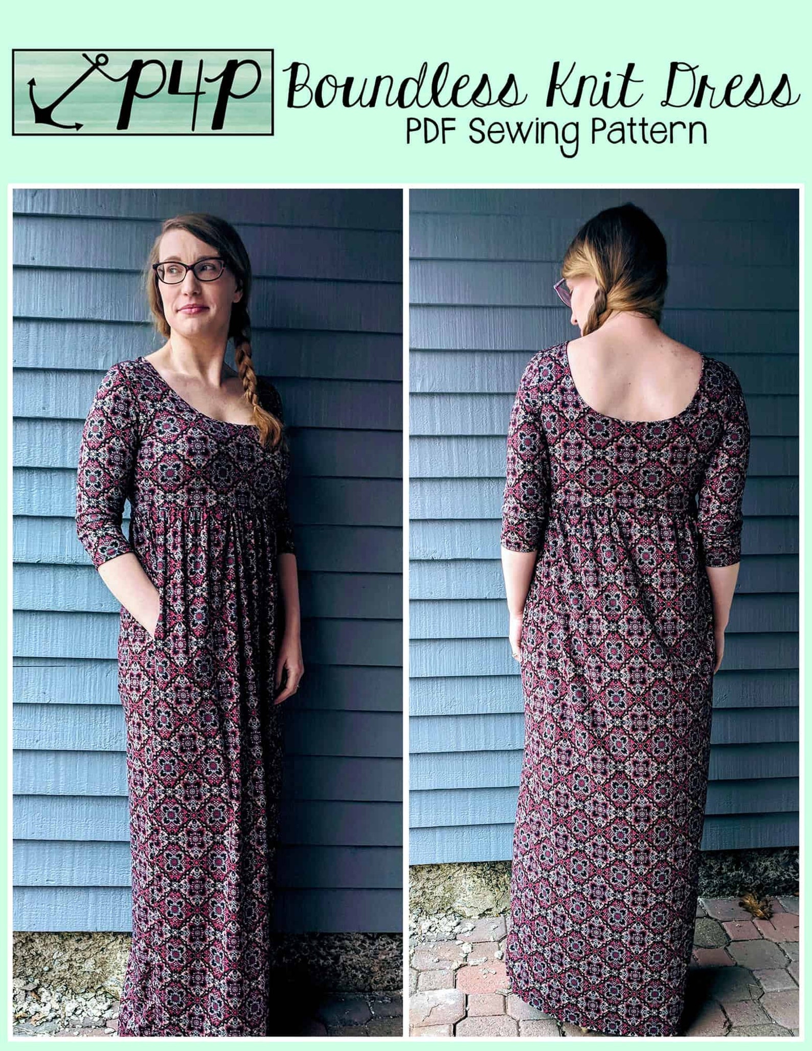 Boundless Knit Dress | PDF Sewing Pattern, Adult Sizes XXS - Plus 3X - Etsy