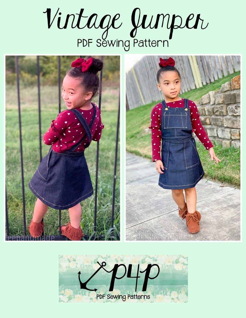 Vintage Jumper Youth PDF Sewing Pattern Youth Sizes 3M - Etsy
