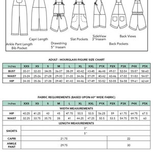 Breezy Overalls | PDF Sewing Pattern, Adult Sizes XXS - Plus 5X - Etsy