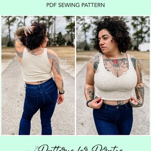 Notch Top & Dress | PDF Sewing Pattern, Adult Sizes XXS - Plus 5X - Etsy