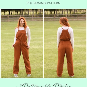 Breezy Overalls | PDF Sewing Pattern, Adult Sizes XXS - Plus 5X - Etsy