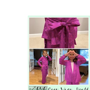 Cozy Wrap - Youth | PDF Sewing Pattern, Youth Sizes 3M - 14 - Etsy