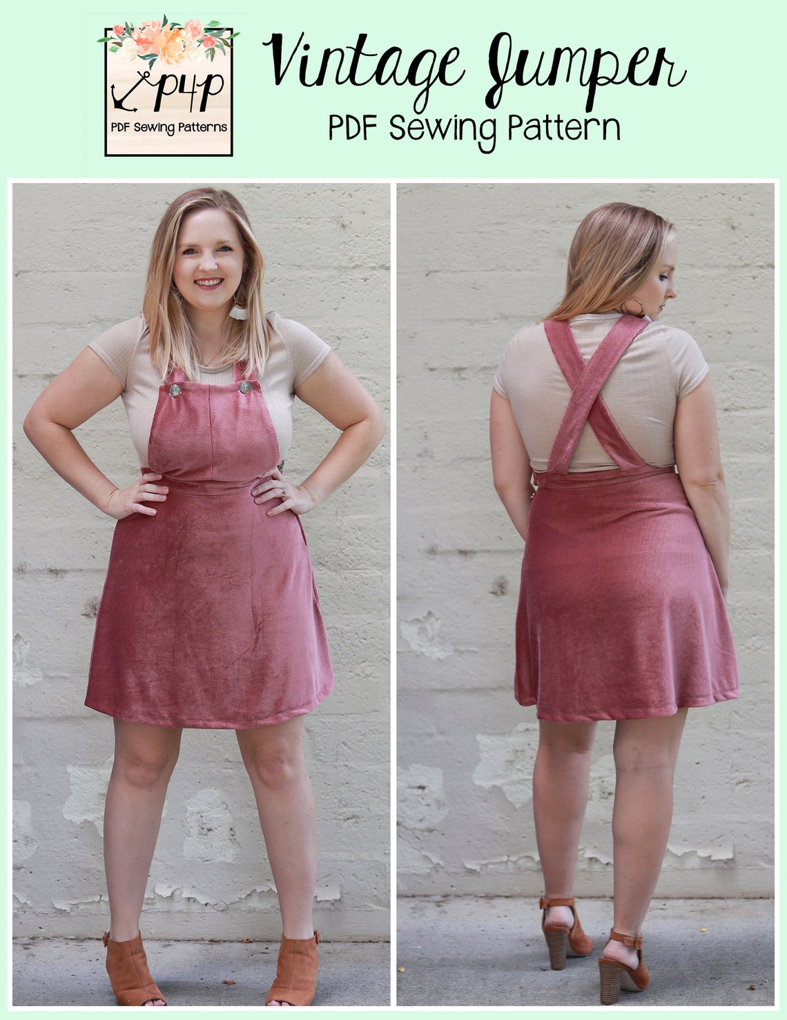 Vintage Jumper | PDF Sewing Pattern, Adult Sizes XXS - Plus 5X - Etsy