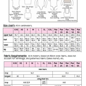 Be Bold Bodysuit | PDF Sewing Pattern, Adult Sizes XXS - Plus 5X - Etsy