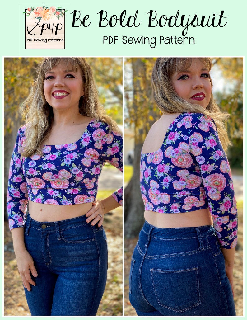 Be Bold Bodysuit | PDF Sewing Pattern, Adult Sizes XXS - Plus 5X - Etsy