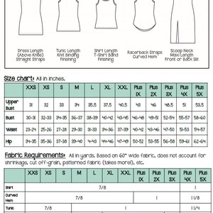Essential Tank | PDF Sewing Pattern, Adult Sizes XXS - Plus 5X - Etsy