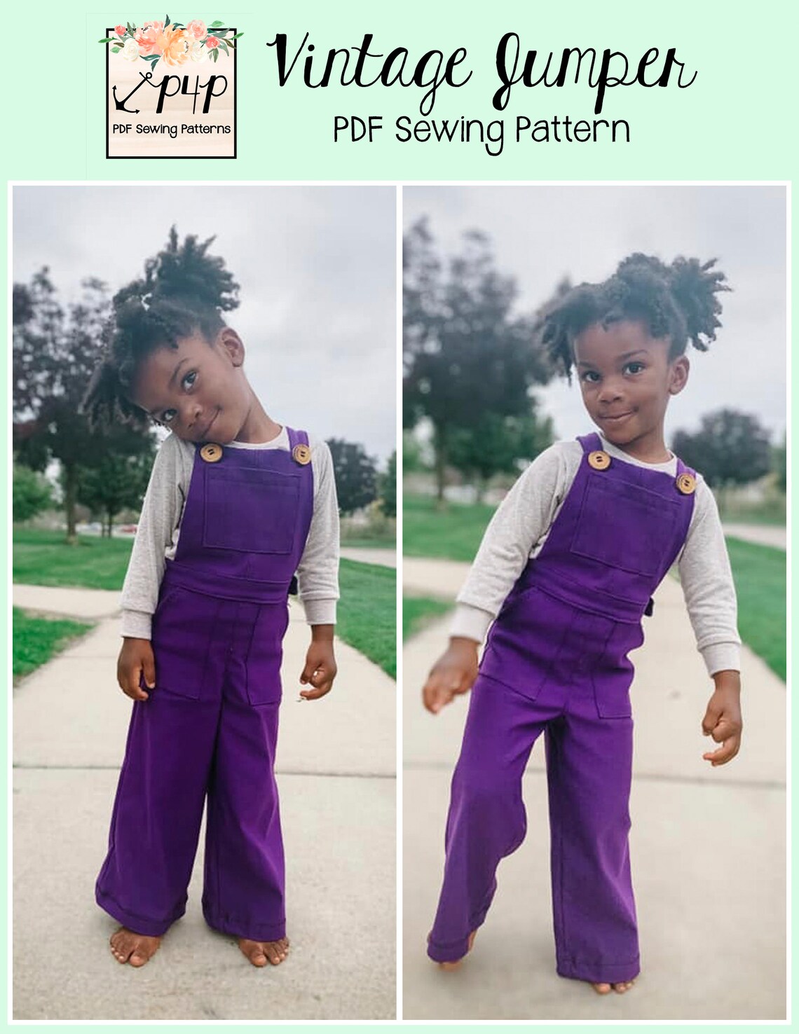 Vintage Jumper - Youth | PDF Sewing Pattern, Youth Sizes 3M - 14 - Etsy