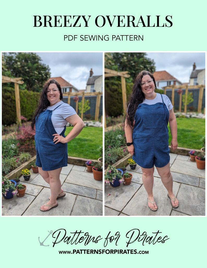 Breezy Overalls | PDF Sewing Pattern, Adult Sizes XXS - Plus 5X - Etsy