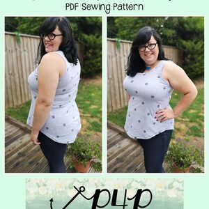 Essential Tank | PDF Sewing Pattern, Adult Sizes XXS - Plus 5X - Etsy