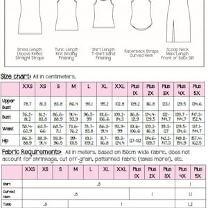 Essential Tank | PDF Sewing Pattern, Adult Sizes XXS - Plus 5X - Etsy