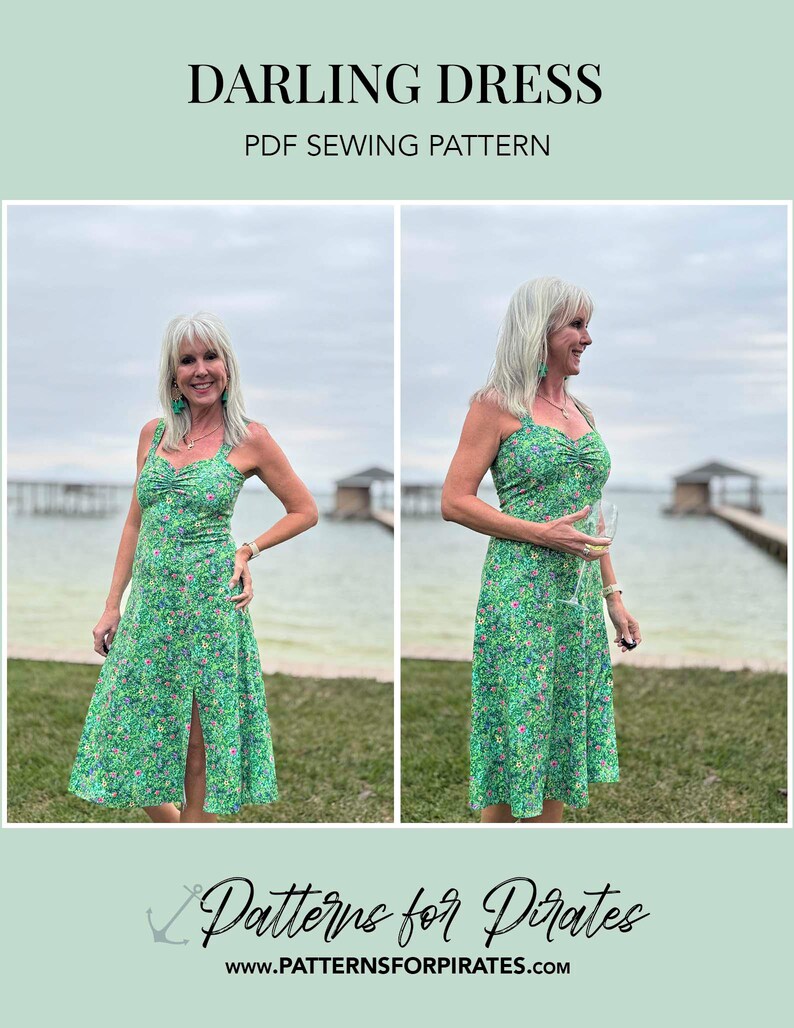 Darling Dress | Knit | PDF Sewing Pattern, Adult Sizes XXS - Plus 5X - Etsy