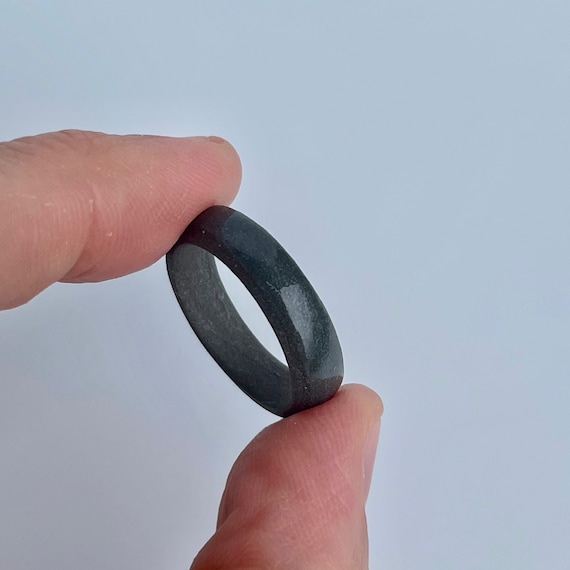 Gray Porcelain Ring Fidget Ring Unique Ring Gift for Her - Etsy