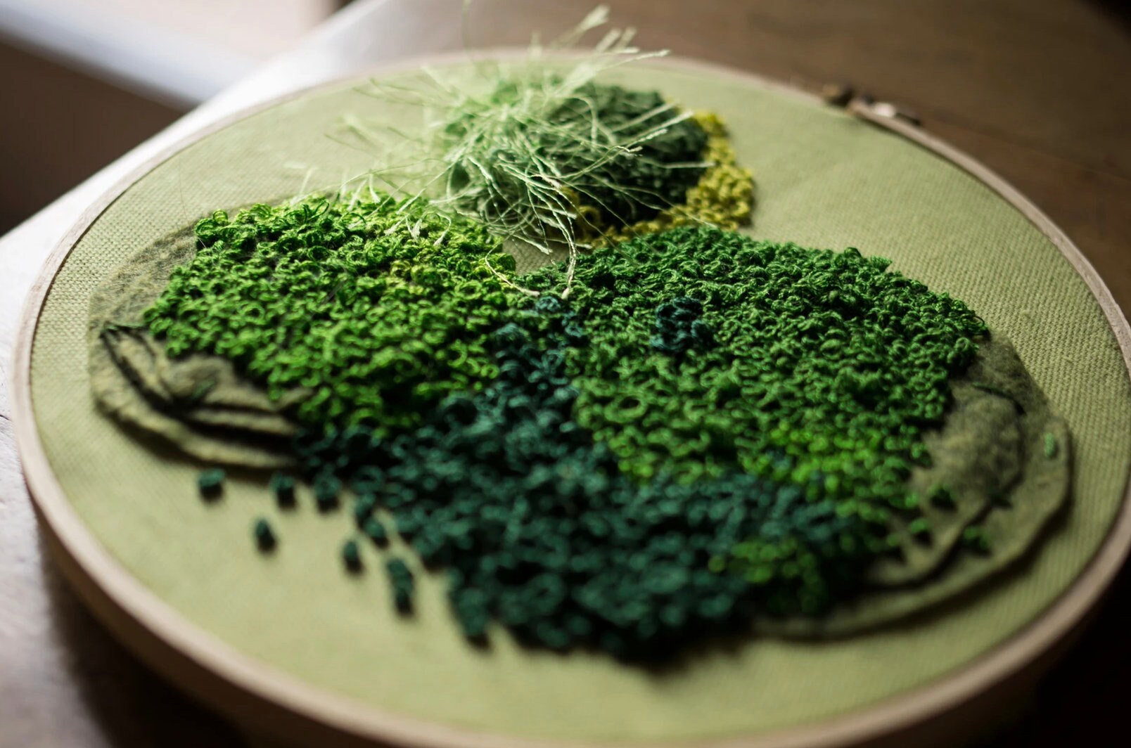 How to Make a Moss Embroidery Tutorial Video - Etsy