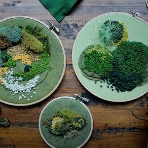 How to Make a Moss Embroidery Tutorial Video - Etsy