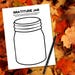 Thanksgiving Gratitude Jar Activity Printable - Etsy