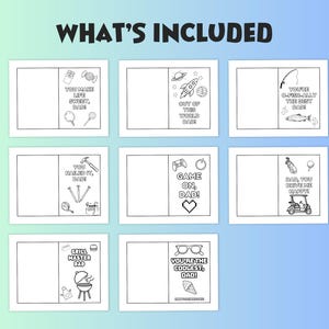 Father's Day Coloring Bundle Printable, Father's Day Crafts, Presents ...