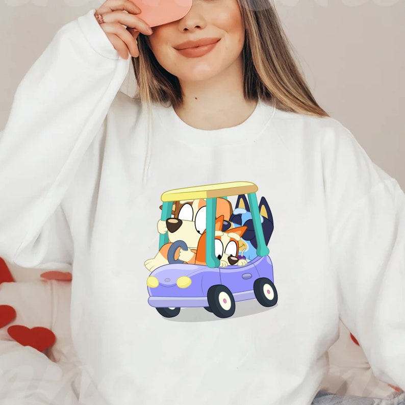 Bluey Family in the Car Png, Bluey Friends Instant Download Png, Ready ...